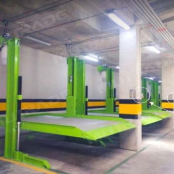 two post car lift_car parking lift_double car stacker_garage lifts