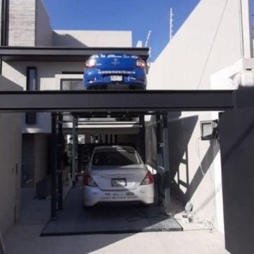 INVISIBLE PARKING SPACE FOR PRIVATE GARAGE WITH MUTRADE SCISSOR LIFTING ...