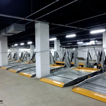 MAXIMIZING LOW CEILING PARKING EFFICIENCY WITH TPTP-2 TILTING PARKING LIFT